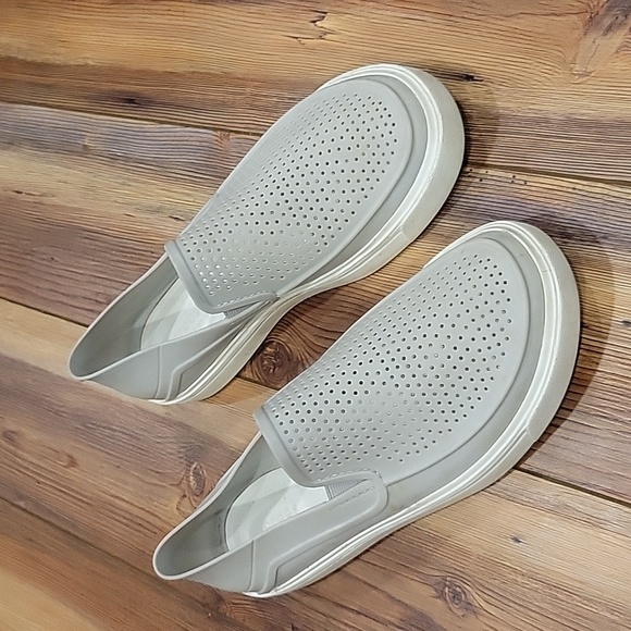 CROCS | Shoes | Crocs Comfort Slip On Rubber Type Shoes | Poshmark